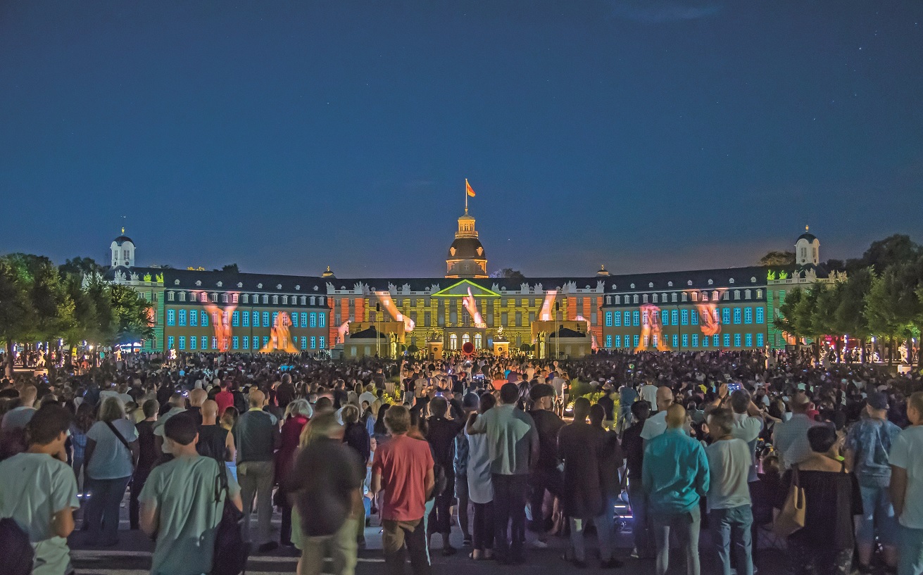 Verwunderlich Karlsruhe Schloss Lichterfest 2023 Fotos